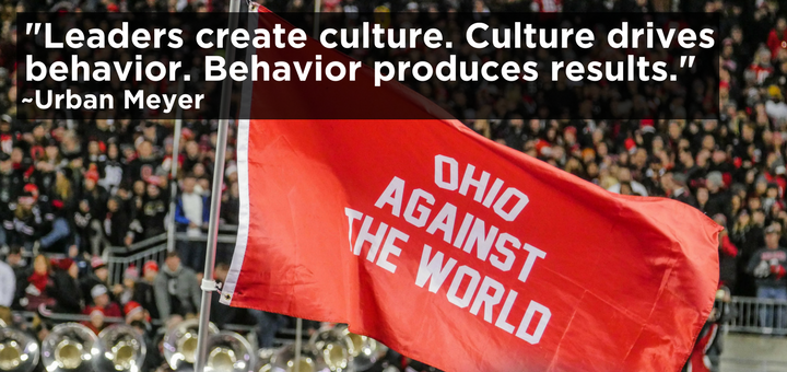 Leaders Create Culture. Culture Drives Behavior. Behavior Produces Results